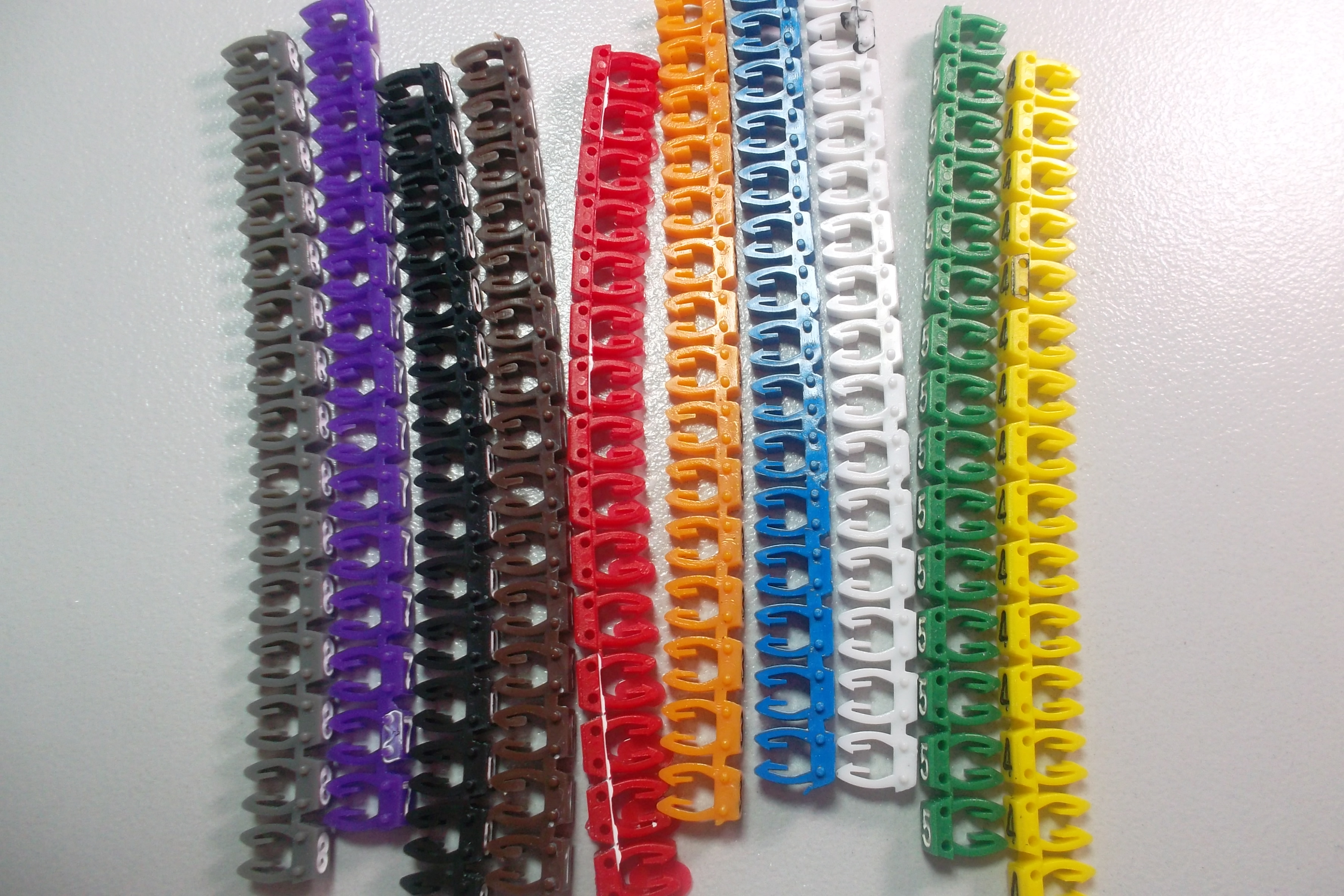 Clip type cable marker - Distribution board,circuit breaker,fish tape ...