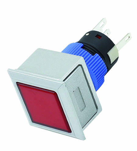 22mm 22-G1 PA66 5A self-locking 2NO2NC flat IP65 push button switch ...