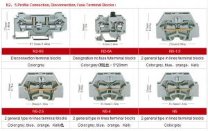 Spring Pull back type terminal block 1.5mm~15mm - Distribution board ...