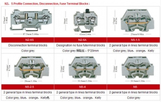 Spring Pull back type terminal block 1.5mm~15mm - Distribution board ...