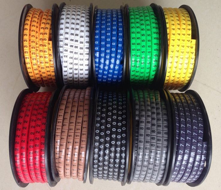 color cable marker - Distribution board, circuit breaker, fish tape ...