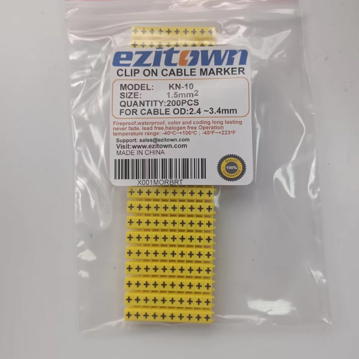 Clip On Cable Marker Number 0-9 Alphabeta A-Z Colors Cable marker ...