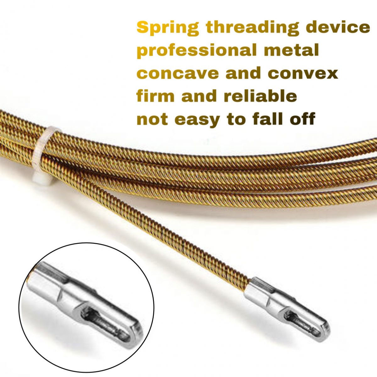 Solid Full Spring Type Cable Puller dia 3.0mm 3.8mm 4.8mm 5.5mm With ...