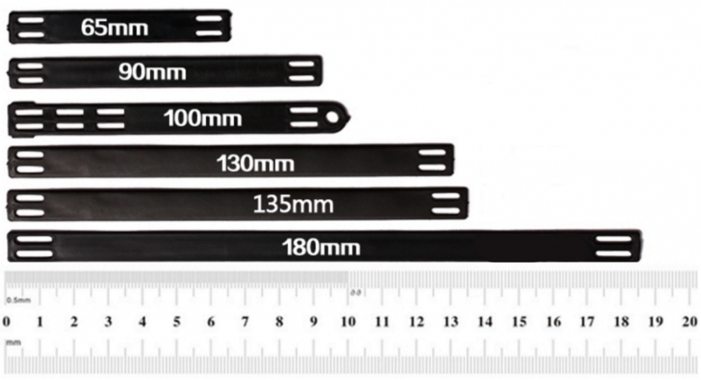 MS nylon66 black and white cable marker strips (ms-65) plate ...