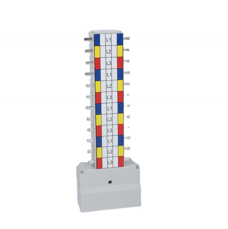 Three Phase 125A 250A Large Ampere Comb-Shaped Conlux Busbar For Din ...