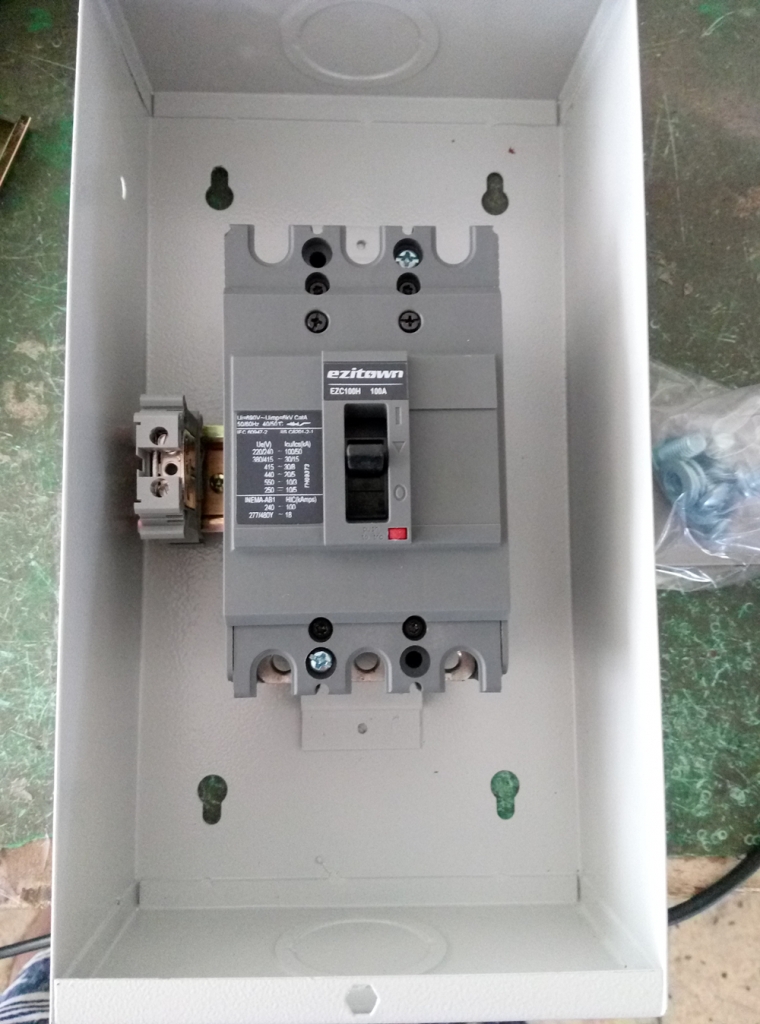 EZITOWN BRAND MCCB ENCLOSURE MOULDED CIRCUIT BREAKER WITH BOX ...