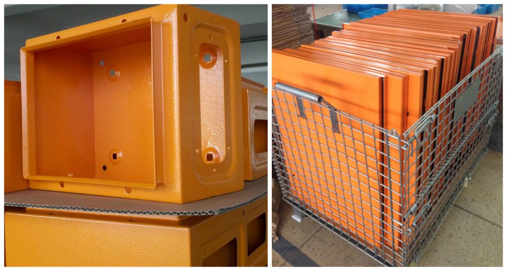 Customized Orange Waterproof Metal Enclosure Distribution Board ...