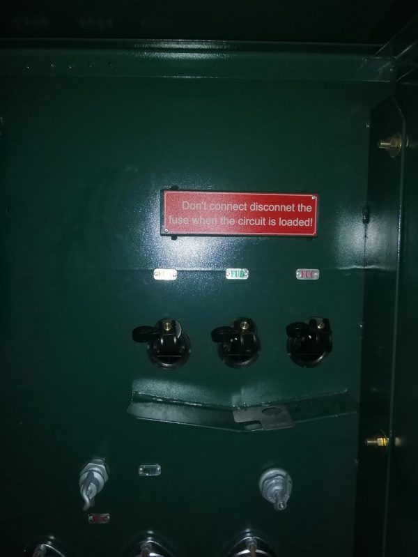 inside of transformer - Distribution board, circuit breaker, fish tape ...