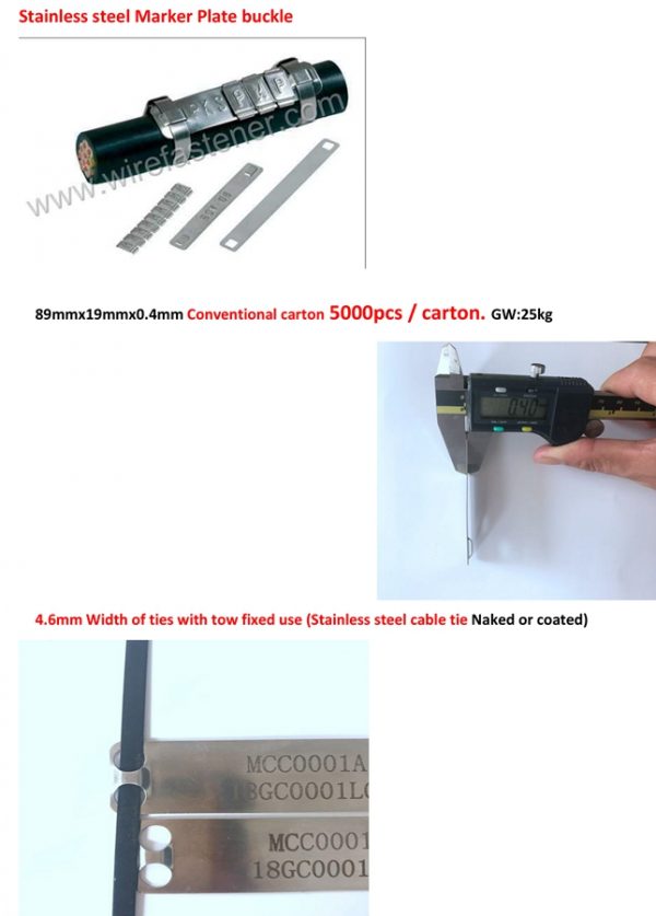 Stainless Steel Cable Marker Plate SS marker - Distribution board ...