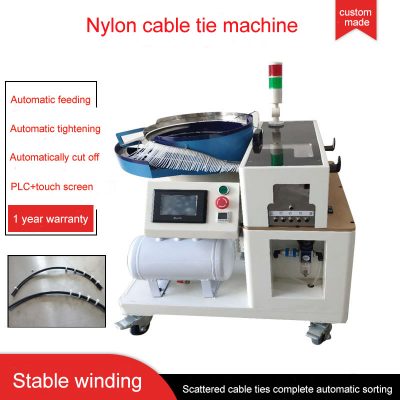Fully automatic handheld nylon cable tie machine Product strapping ...
