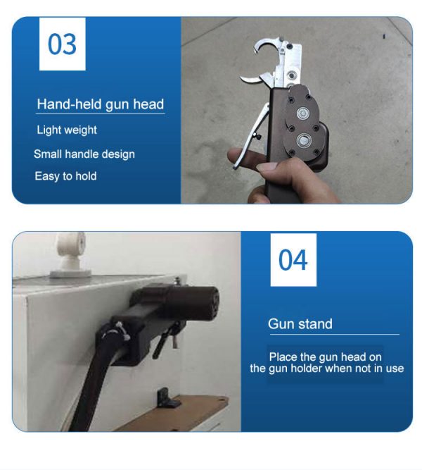Fully automatic handheld nylon cable tie machine Product strapping ...
