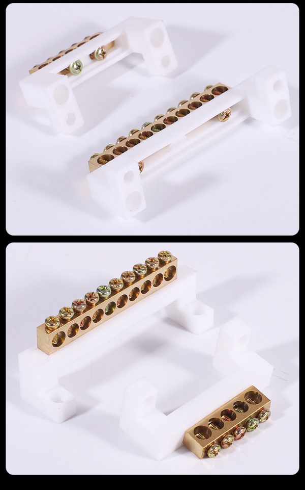 Neutral bar terminal block bridge type neutral line wiring copper row ...