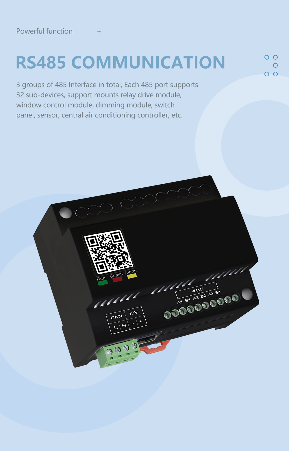 EZITOWN RS485 wifi smart gateway module RCU gateway APP control ...