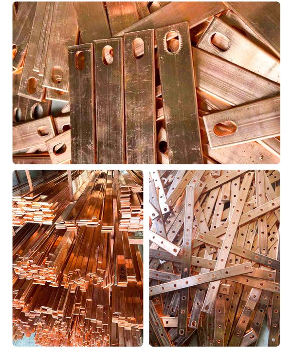 Grounding copper bar T2 copper bar busbar machine room terminal ...
