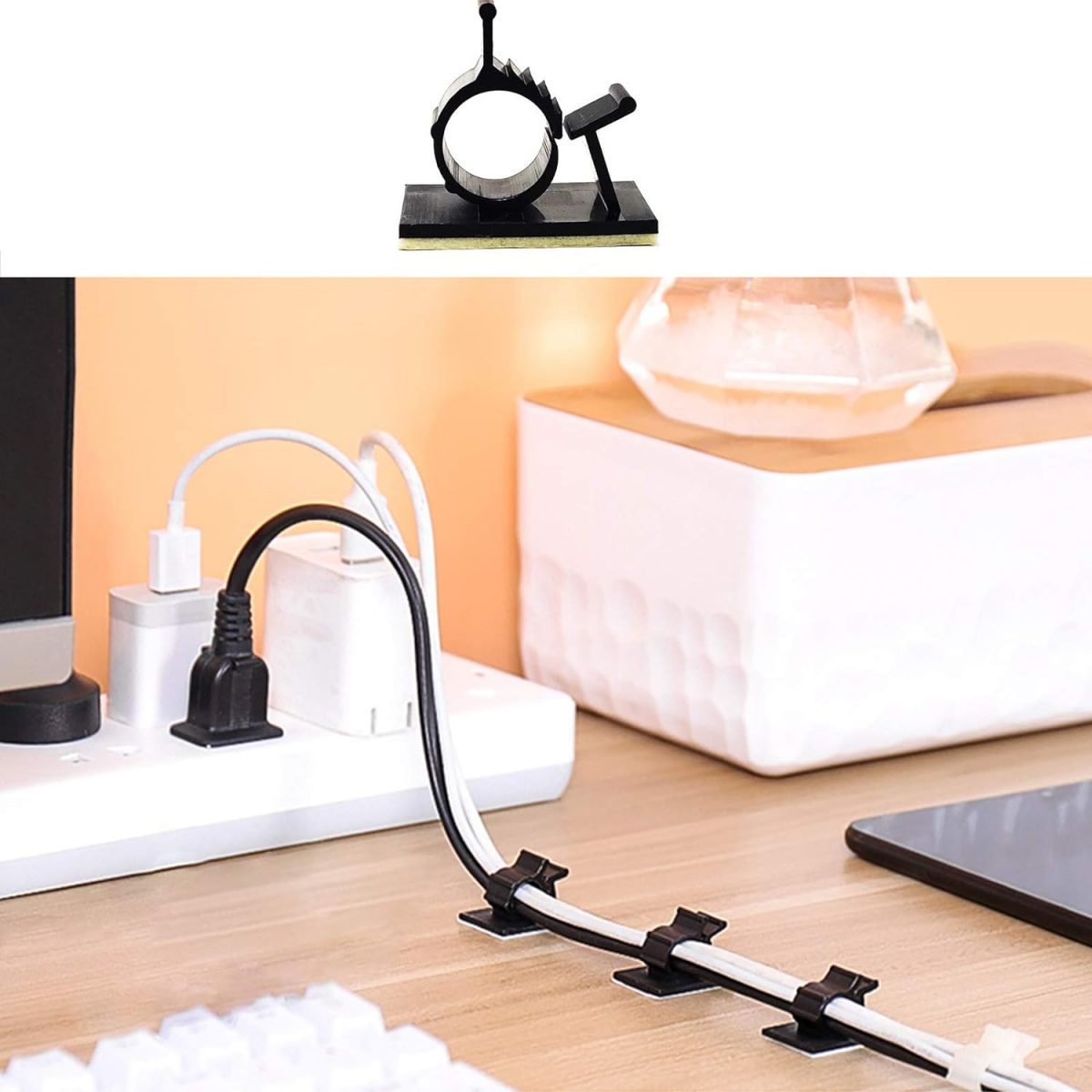 Cable Clips Adjustable Sticky Wire Seat - Distribution board, circuit ...